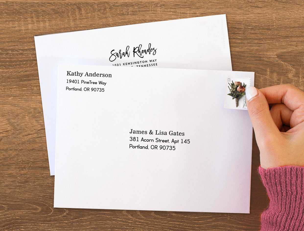Return Address Printing Paper Paper Party Supplies Invitations 